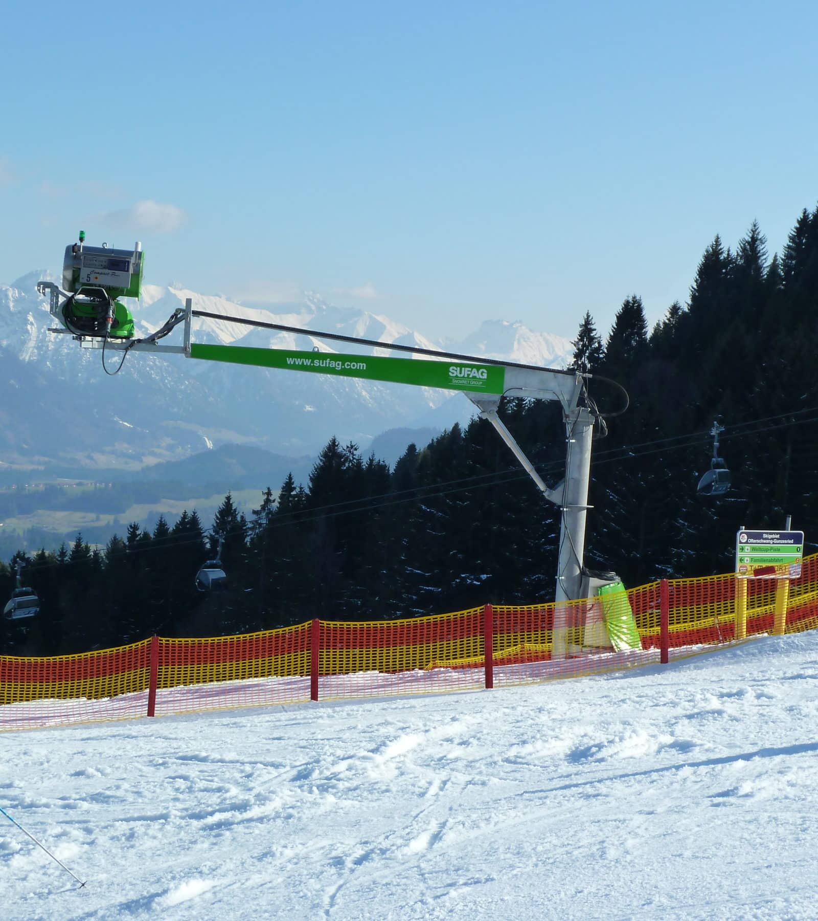 MND SNOW: Système d'enneigement automatisé de Ofterschwang (Allemagne)